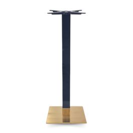 Stylish Cava Black & Gold Square Table Base – Elegant Design
