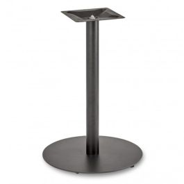 Flat Profile Large Round Breakfast Counter Table Bases in Black Steel ...